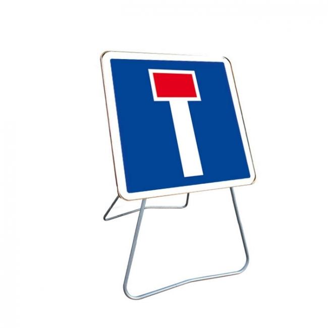 Panneau temporaire impasse C13a sur pied