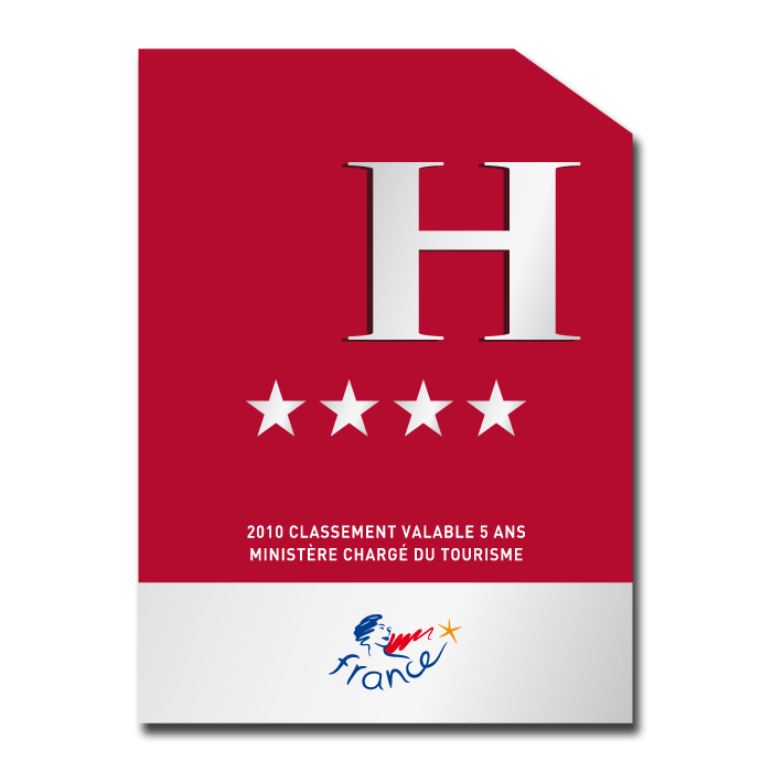 Panonceau hôtel 4 étoiles